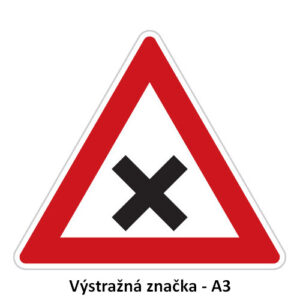Křižovatka přednost zprava - učebnice autoškoly Naucseridit.cz